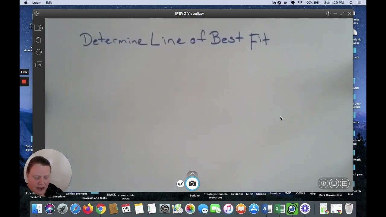 Choosing the line of best fit - YouTube