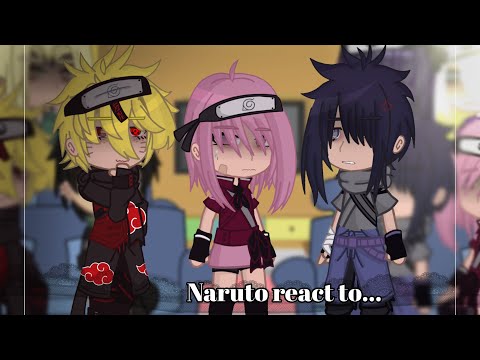 Naruto reacts to Evil Naruto / Akatsuki / PUT IN 2X / Gacha reaction