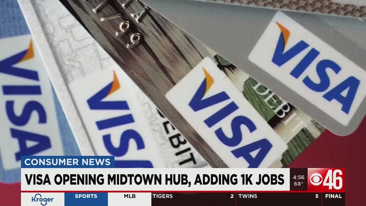 New Visa office hub aims to create 1,000 jobs in Atlanta - YouTube