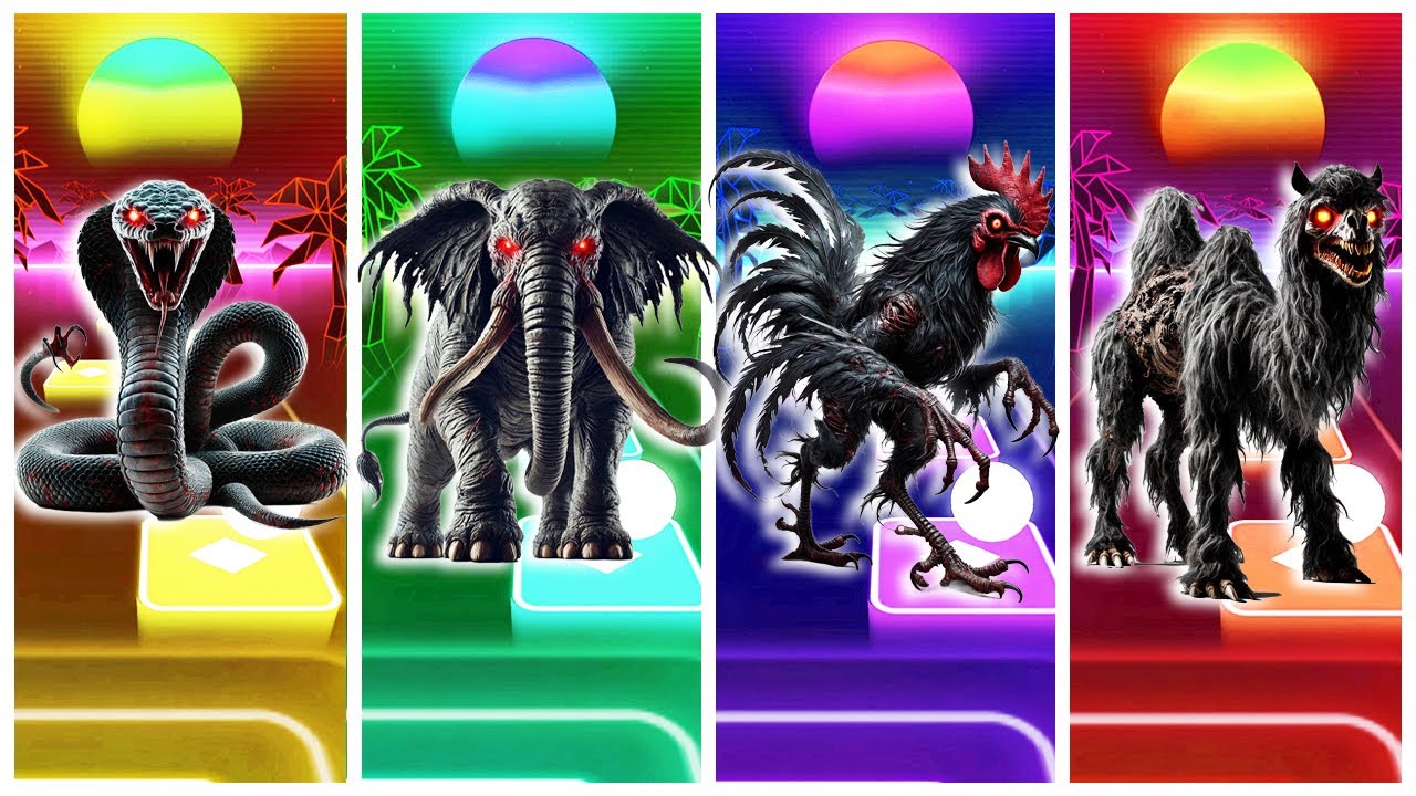 Zombie Snake🐍 vs Zombie Mammoth🦣 vs Zombie Rooster 🐓 vs Zombie Camel🐫 ...