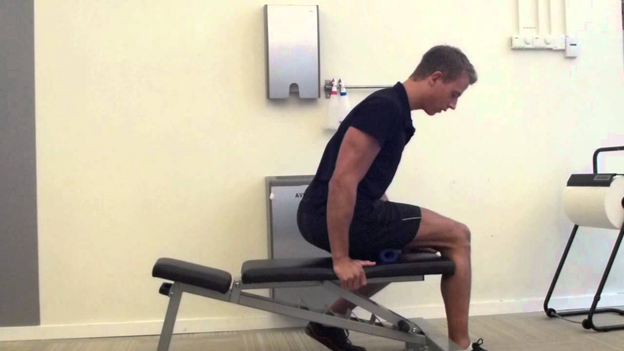 Adductor & hamstring stretch and fasciae-release - YouTube