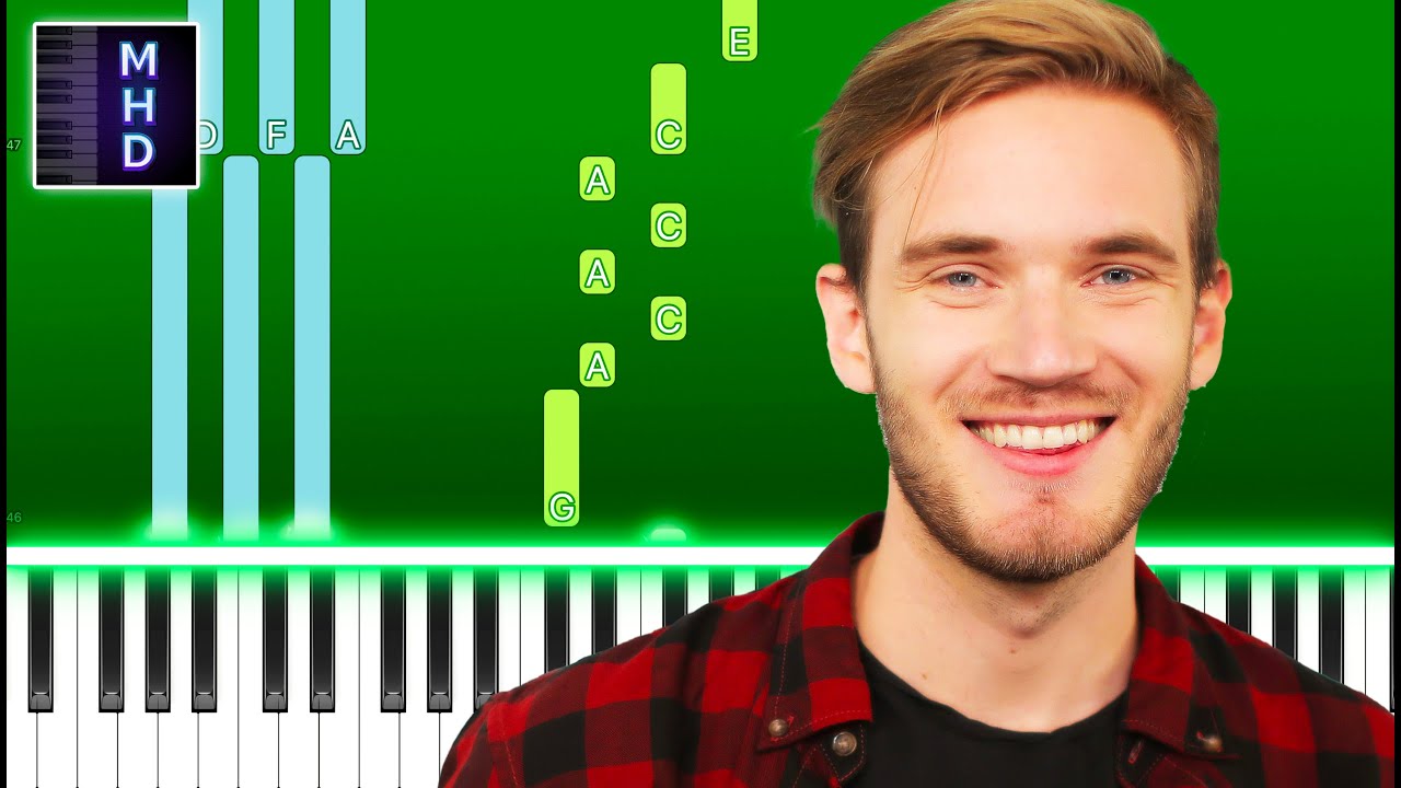 Pewdiepie - Coco (Piano Tutorial Easy) - YouTube