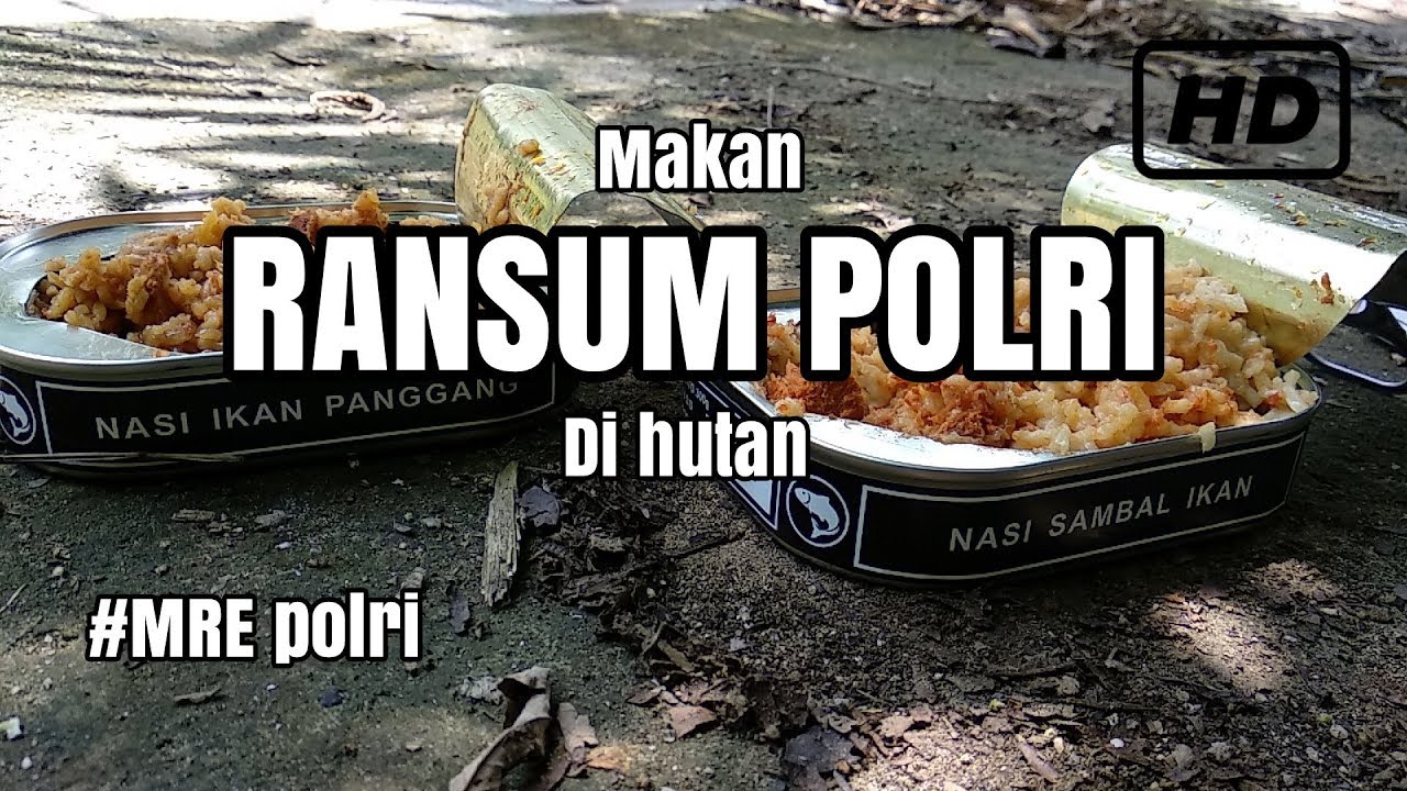 Indonesian Police Food - Lezatnya Ransum polri dimakan dialam bebas ...