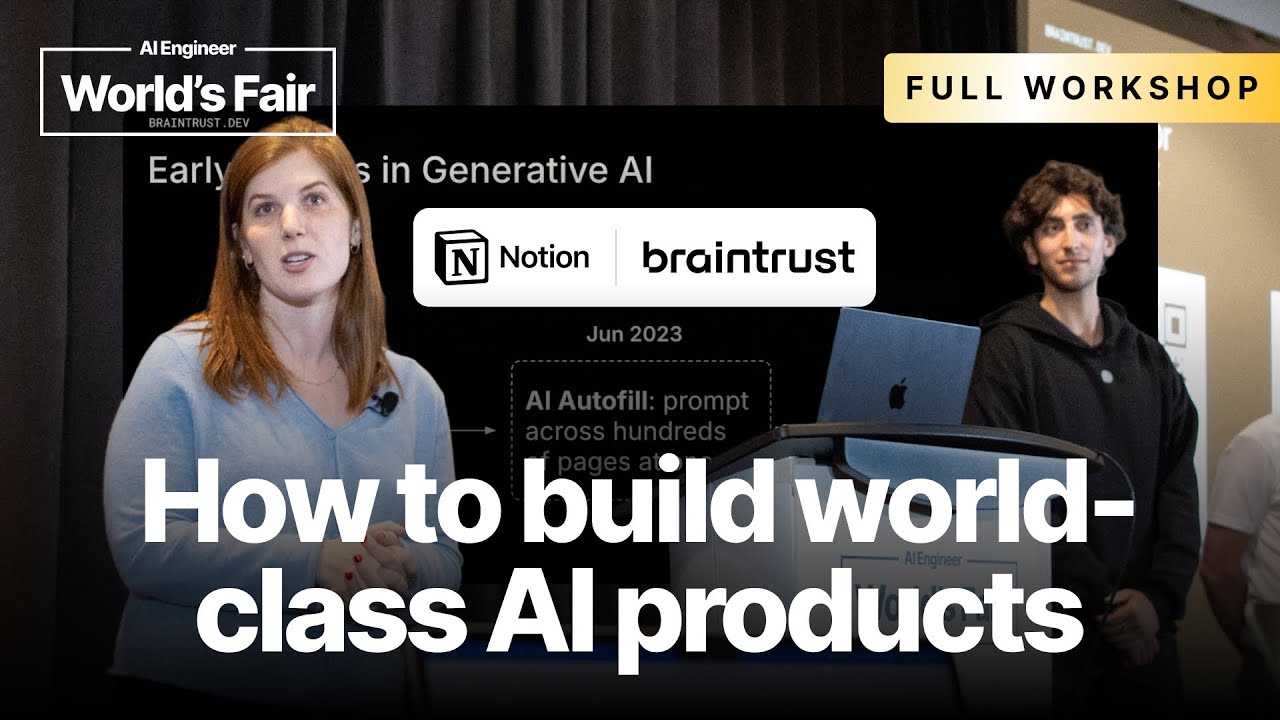 How to build world-class AI products — Sarah Sachs (AI lead @ Notion) & Carlos Esteban ...