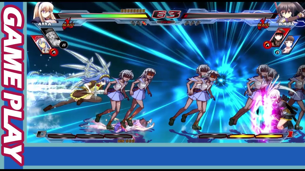 NITROPLUS BLASTER Z PS4 026 ANNA (FRANCO , YUKI) vs HOMURA (KAIGEN ...