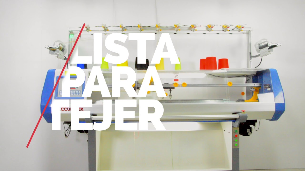 MÁQUINA TEJEDORA ACCURATEX - YouTube