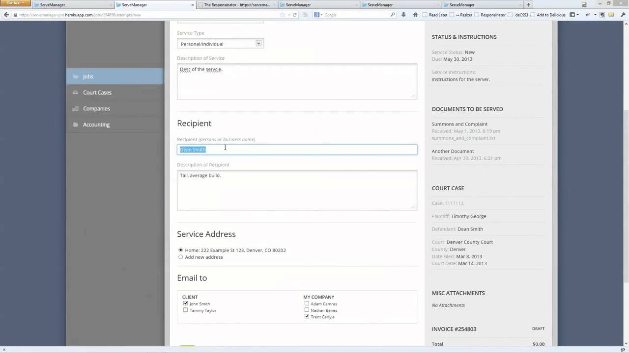 ServeManager Logging an Attempt - YouTube