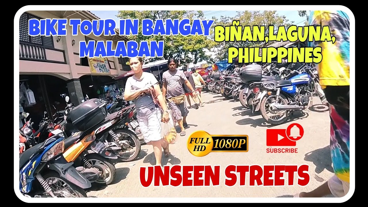 [HD] BIKING TOUR UNSEEN STREETS IN | MALABAN, BIÑAN, LAGUNA - YouTube