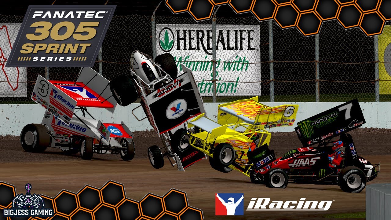 iRacing - #fanatec 305 Sprint Series - USA International Speedway - YouTube
