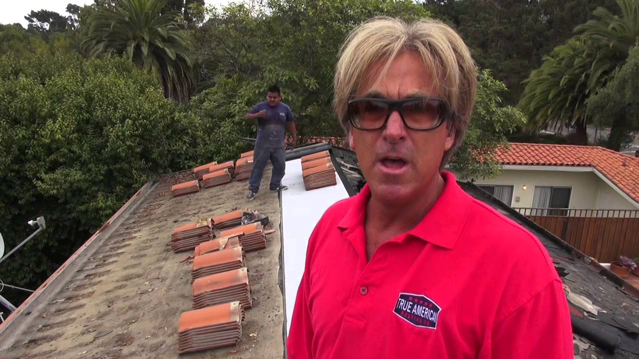 How to Stack S tile on Roof for Tile Relay Palos Verdes Roofing ...