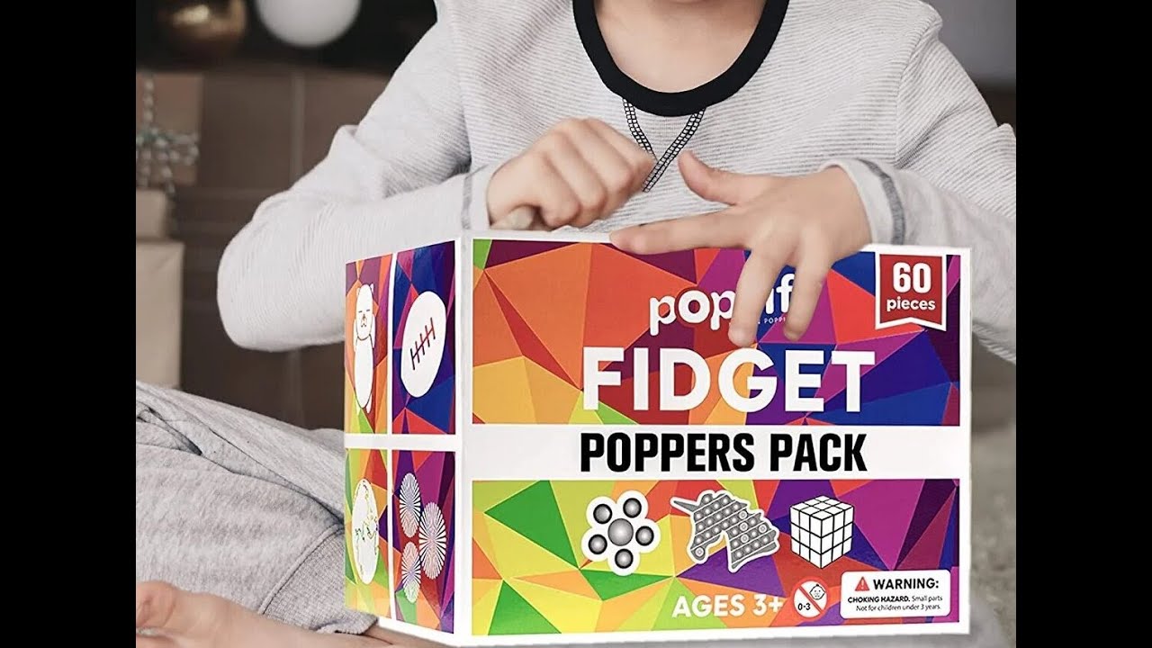UNBOXING Fidget Toys, Pop It Pop Its Fidgets Set - YouTube