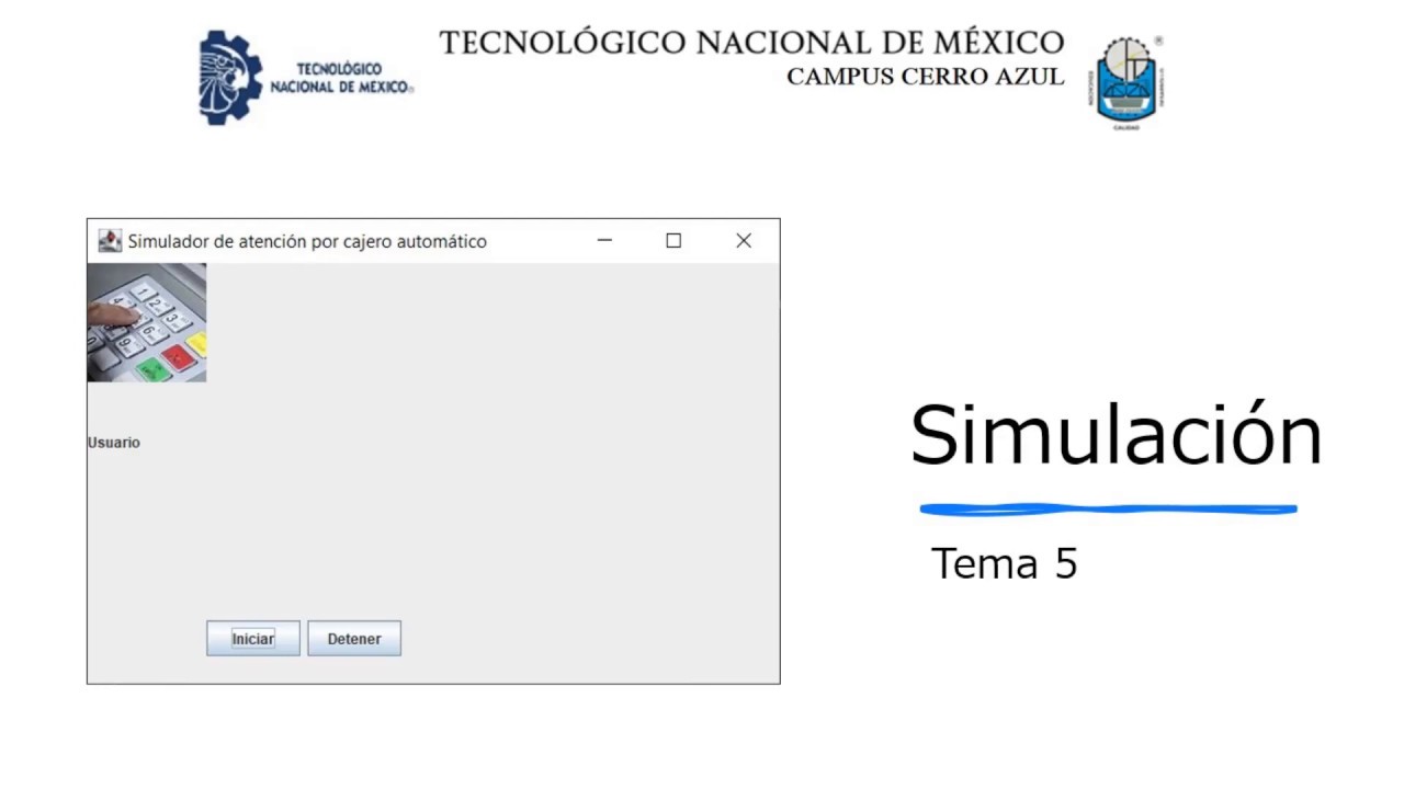 Simulación manejo de hilos en Java | TecNM Campus Cerro Azul - YouTube