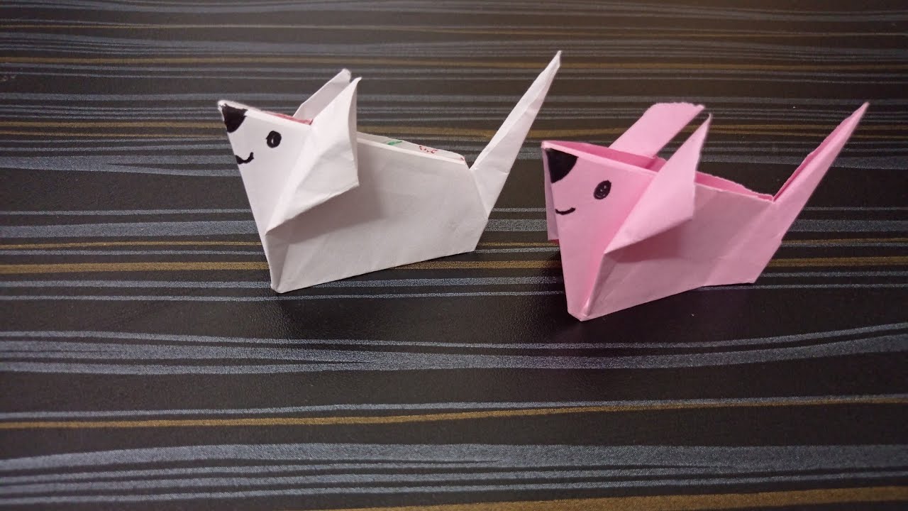 How to Make A Paper Rat ||| 🐀 ||| Origami Paper Rat..... - YouTube