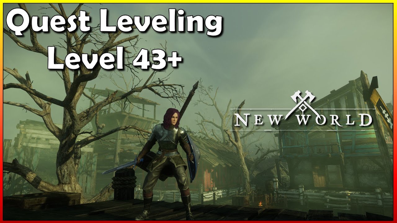 New World Quest Leveling Lvl 43+ - LIVE Stream - YouTube