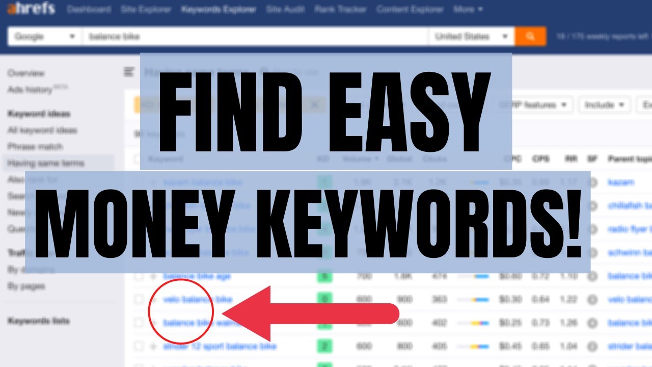 Keyword Research Tips for Affiliate Marketing Sites - How to Find EASY ...