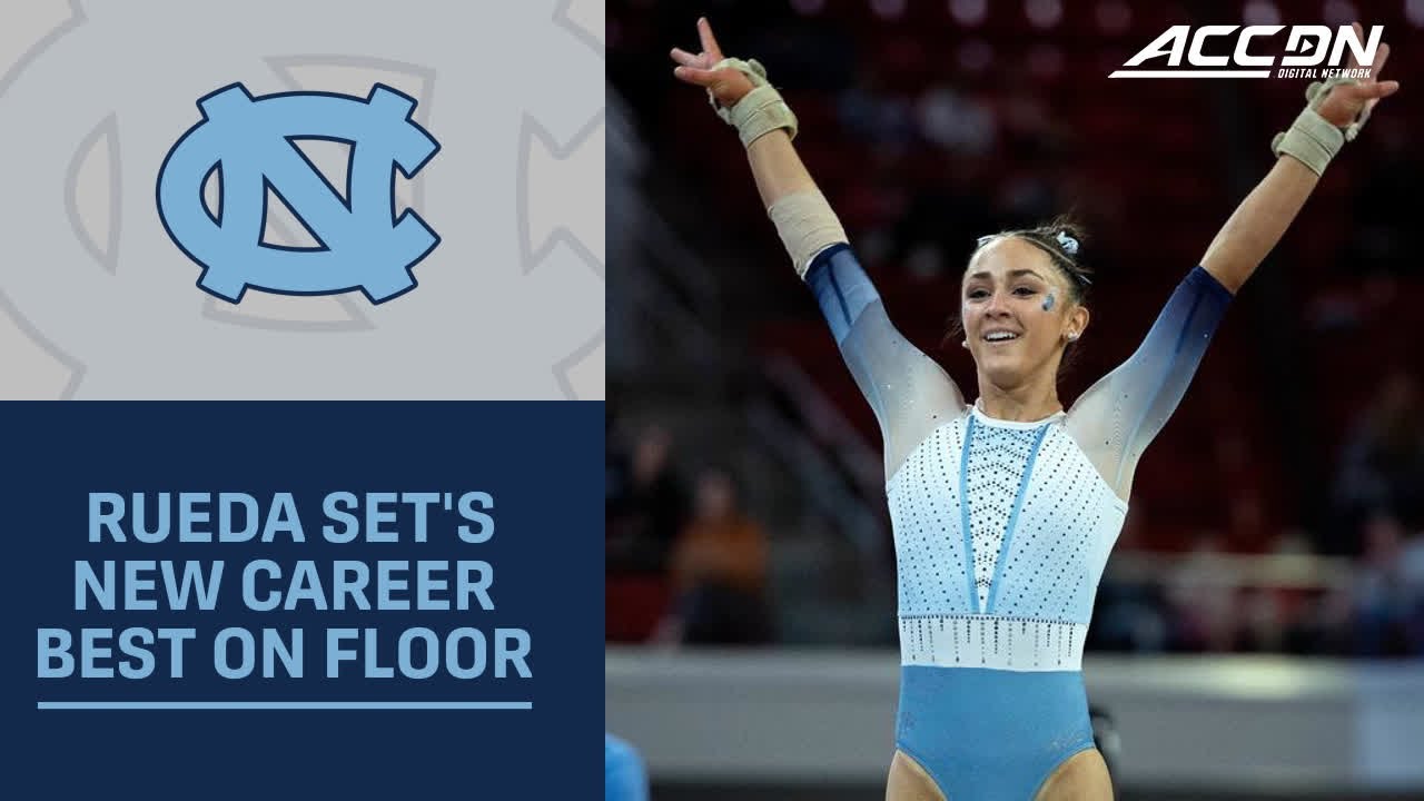 UNC's Camryn Rueda Set's New Career Best On The Floor - YouTube