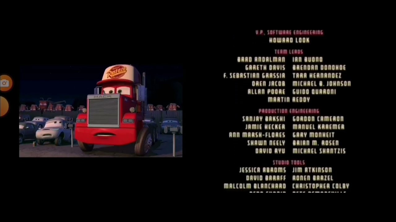 Cars 2006 End Credits Widescreen - YouTube