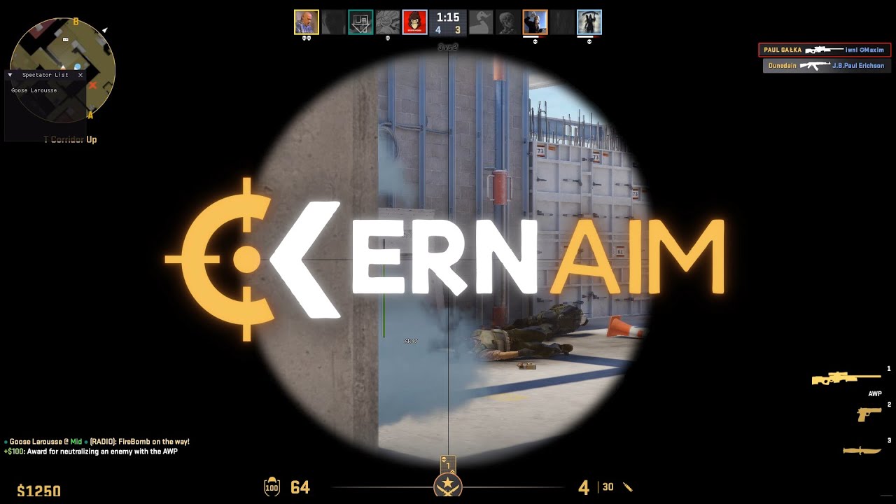 legit highlights counter strike 2 #3 - Awall? ft. kernaim.to - YouTube