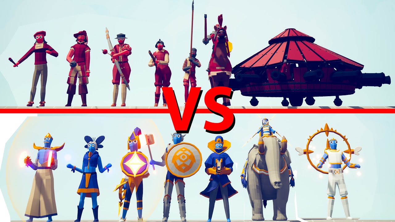RENAISSANCE Team vs GOOD Team - Totally Accurate Battle Simulator TABS ...