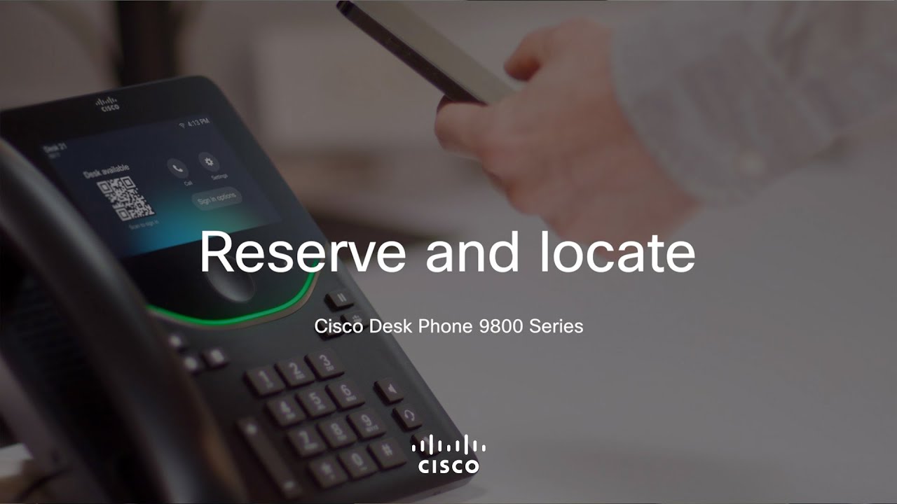 Reserve a desk and locate in the office - YouTube