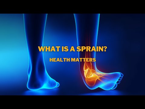 What is a sprain and how do you fix it?