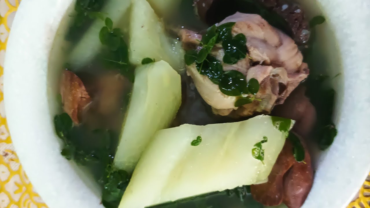 fresh from the farm native chicken tinola 🐔#byehera sa hongkong - YouTube
