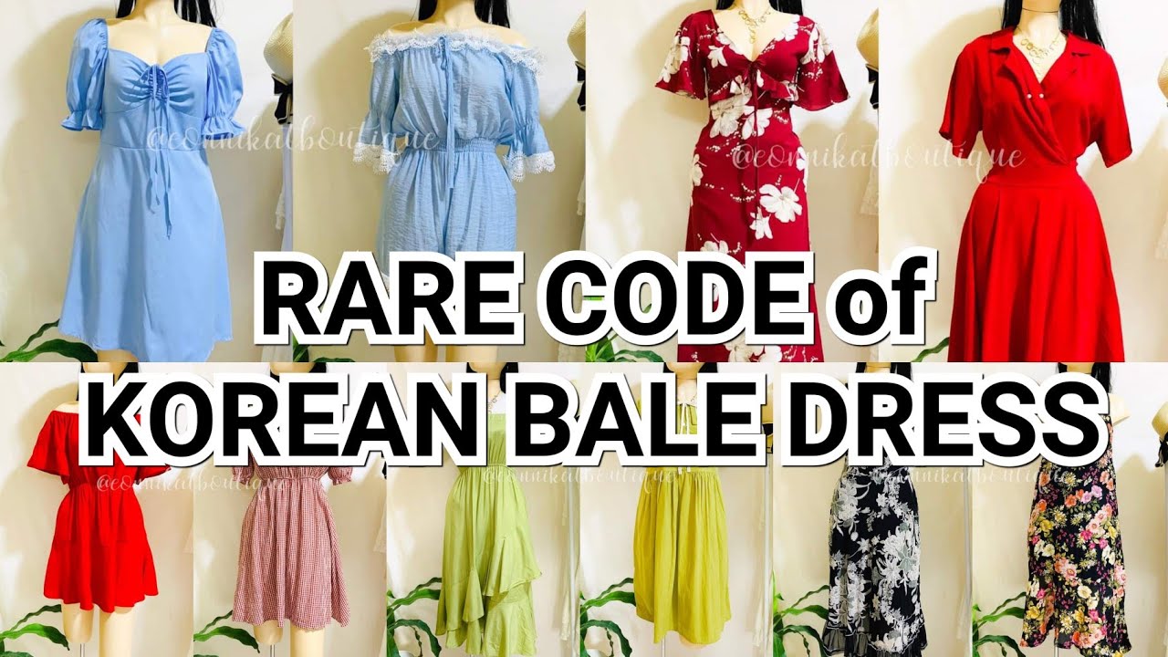 RARE CODE ng KOREAN BALE DRESS ( ukay - ukay ) | Jean Cacho - YouTube