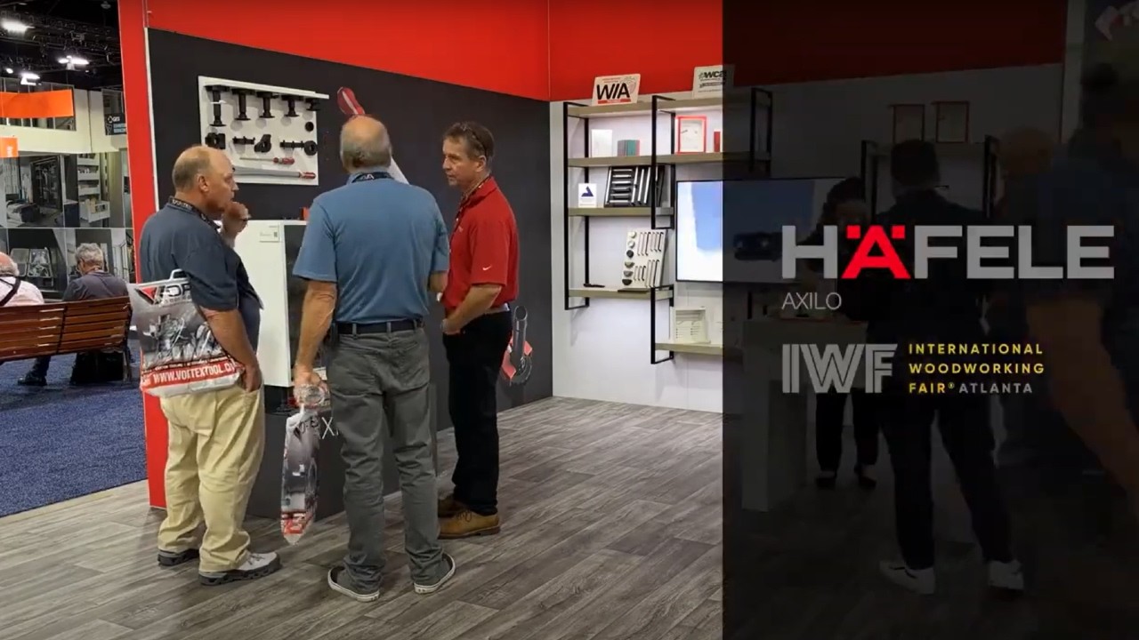 IWF 2024 Häfele AXILO Cabinet Leveling System - YouTube