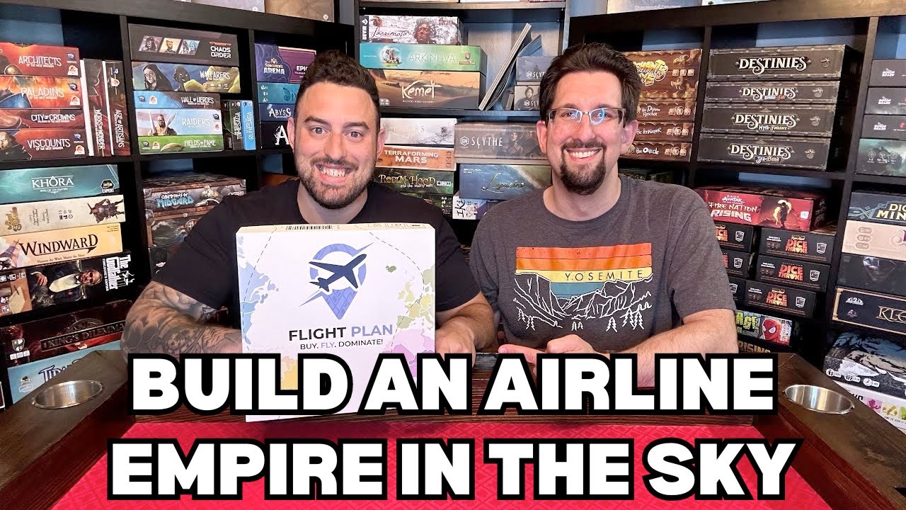 Flight Plan Board Game Review - First Impression - Kickstarter - In a ...