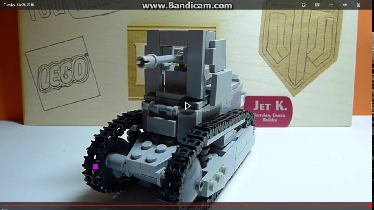 Lego Renault FT AC Instructions Part 2/2 - YouTube