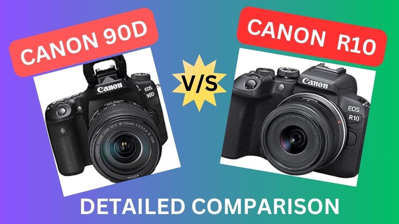 Canon R10 or Canon 90D : Which Camera is Right for You - YouTube