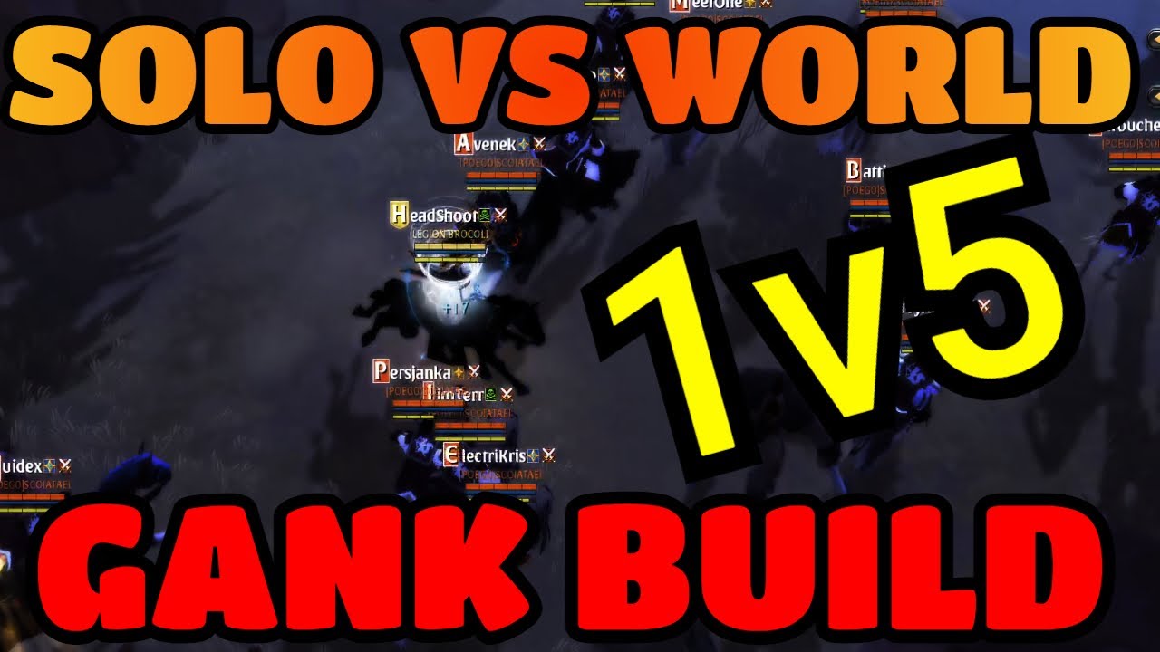 Albion Online Solo PvP|Solo Gank Build|Gank PvP|1v5|Solo VS World ...
