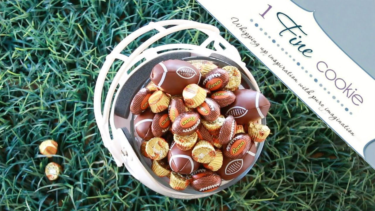 DIY Football Helmet Snack Bowl - YouTube