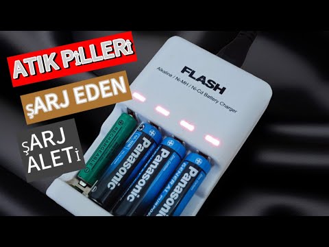 Atık Pilleri Şarj Eden Cihaz