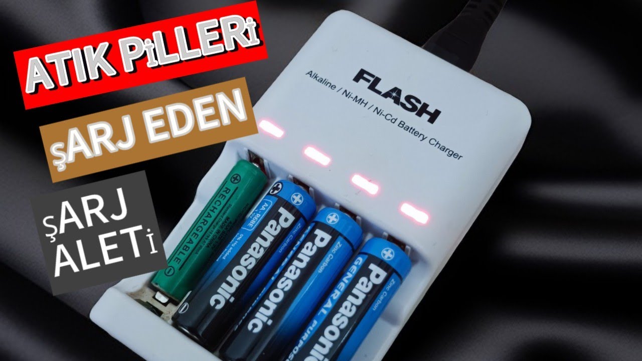 Atık Pilleri Şarj Eden Cihaz - YouTube