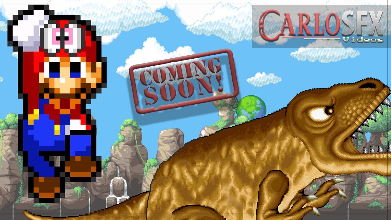 First scene trailer 2 Super Mario Odyssey E3 - retro pixels version ...