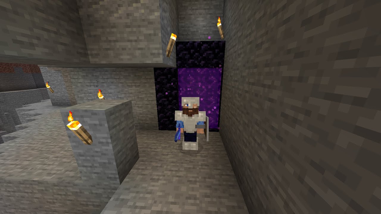 Minecraft 1.15 Survival Let's Play Episode 3: Into the Nether and the ...