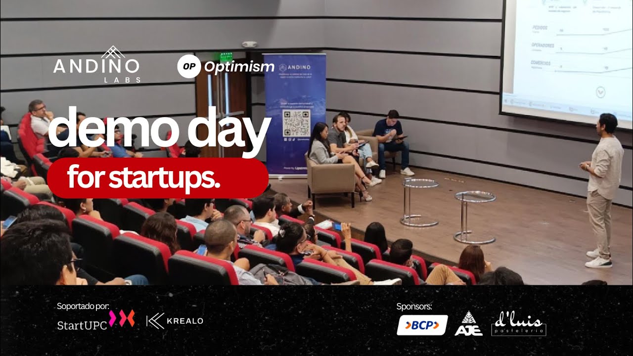 Demo day pitch - Startups Perú | 🔴Optimism camp | Andino Labs - YouTube