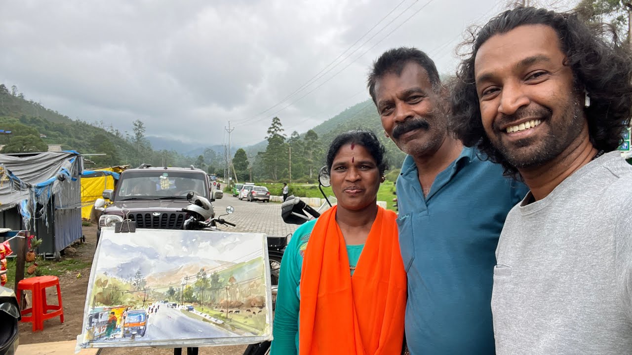 Munnar Art Trip| Watercolor Plein air painting - YouTube