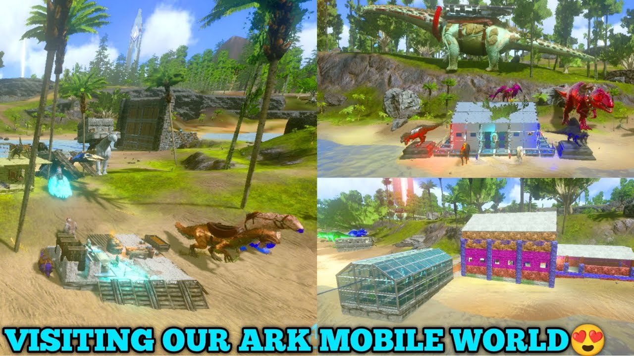 Ark Survival Evolved | Visiting Our Ark Mobile World 😍| Jinesh Gaming ...