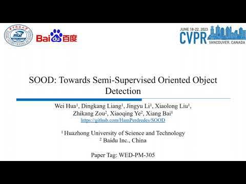 [CVPR 2023] SOOD: Towards Semi-Supervised Oriented Object Detection - YouTube
