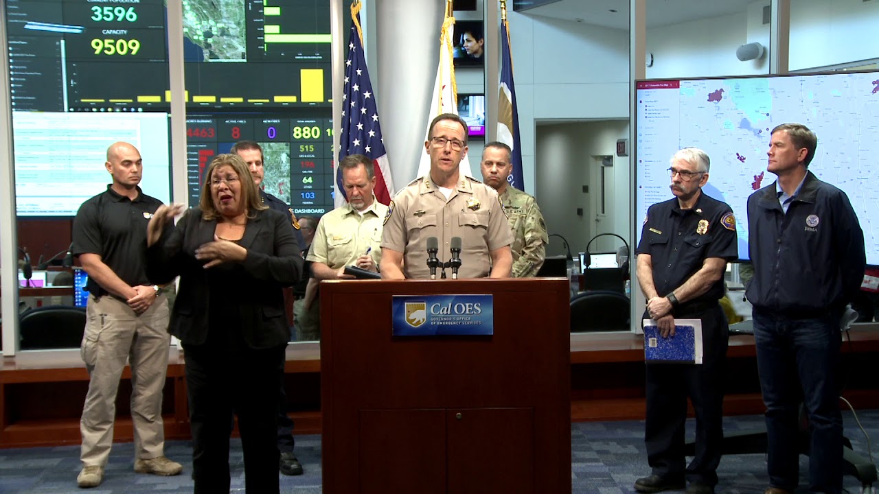 Nor Cal Fires Press Conference Cal OES 10-14-17 - YouTube