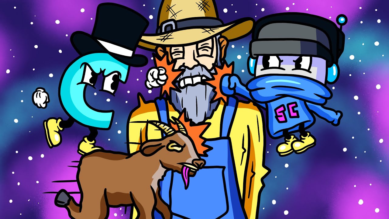 We Battle the Giant Farmer Final Boss in Goat Simulator 3! - YouTube