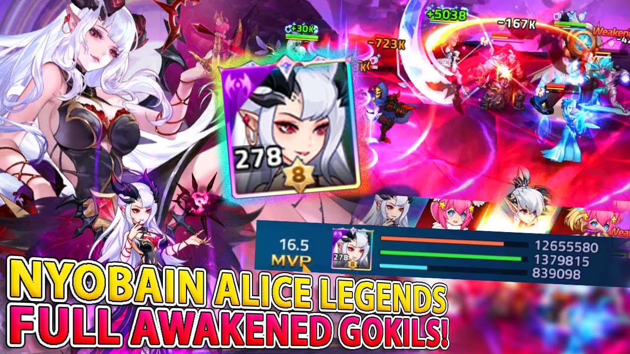ACHLYS ALICE MAX AWAKENED SOLO! MVP TERUS CUY! MLA ADVENTURE INDONESIA ...