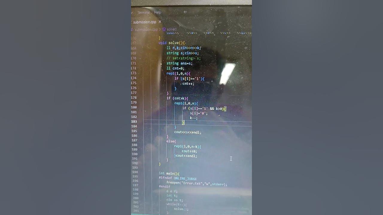 CODECHEF STARTERS 125 DIV2 || BINARY MINIMAL || Change your code else ...
