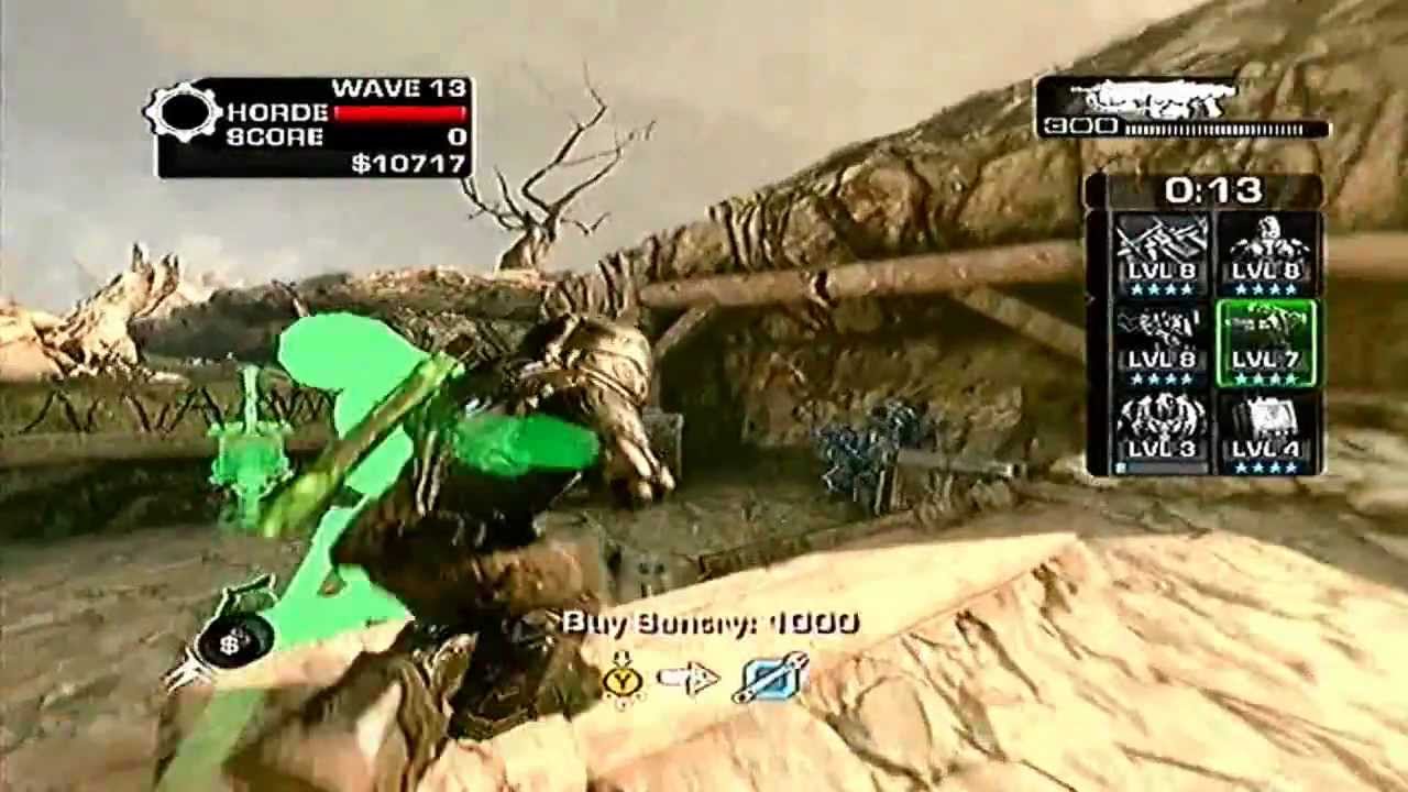 Gears of War 3 Silverback Rockets Plus Big Head Mode - YouTube