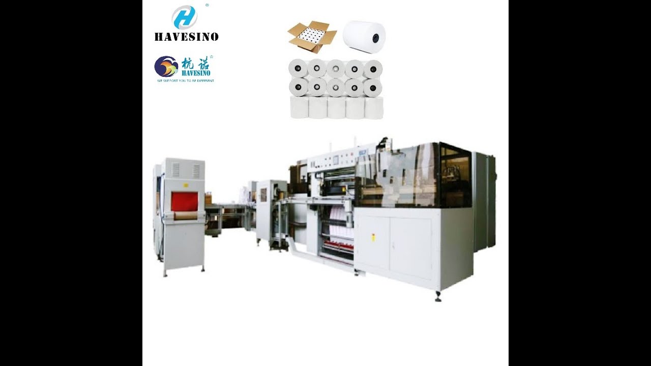 Fully Automatic Thermal Paper Slitting Machine POS ATM Slitter ...