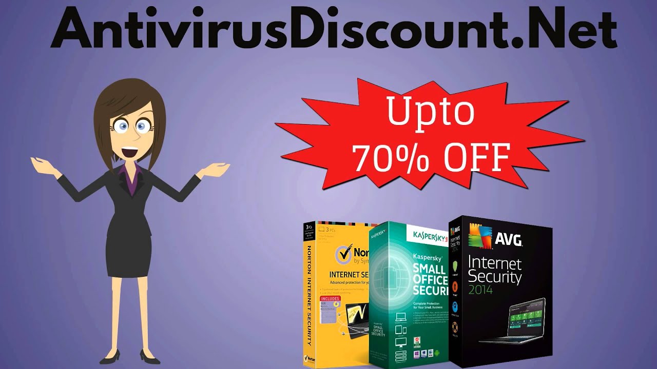 Antivirus Discount Kaspersky Bitdefender McAfee Norton - YouTube