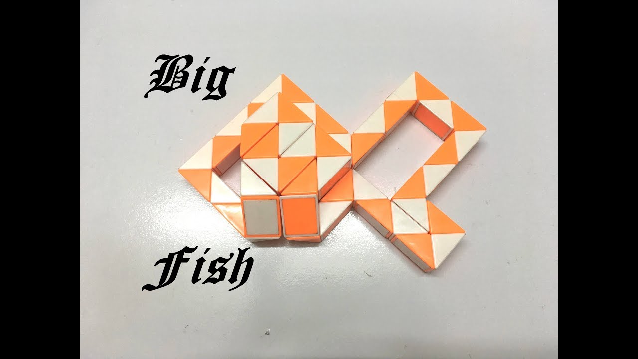 Slow Tutorial - Magic Ruler or Rubik Snake - Big Fish - 大鱼 - YouTube