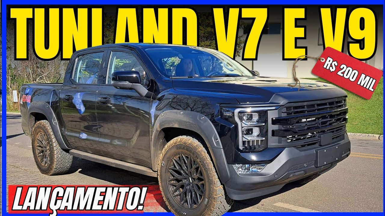 Foton Tunland V7 e V9: Lançamento de 2 picapes micro-híbridas no Brasil ...